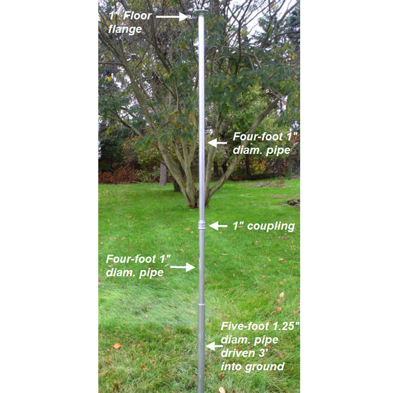 Pole Kit for Barn Owl Box | Barn Owl Box Company